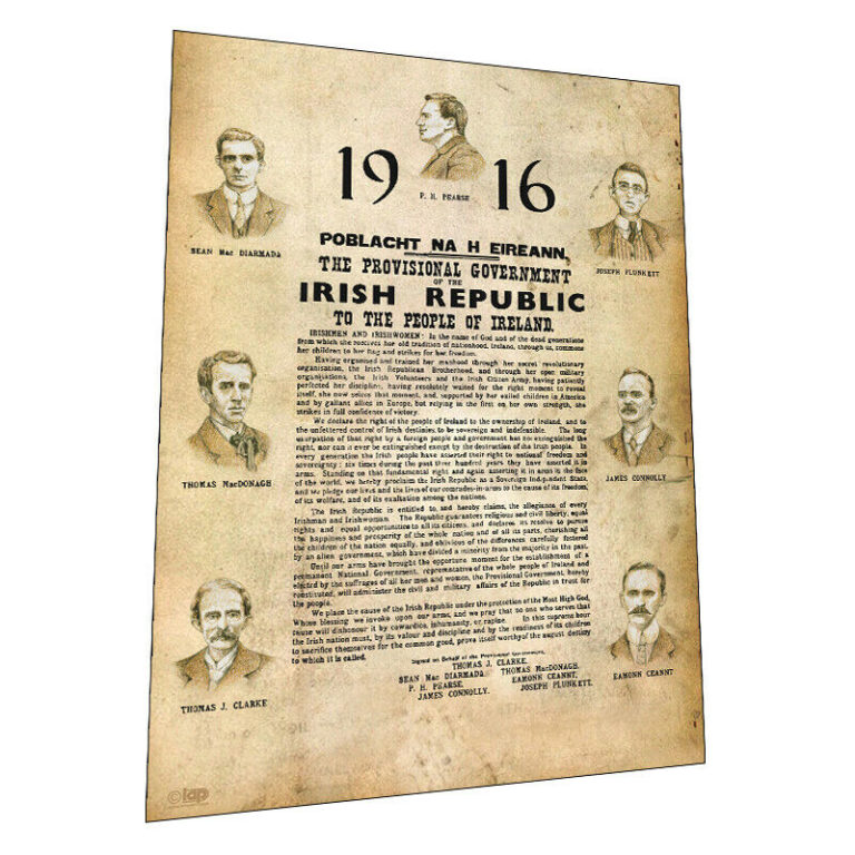 Easter Rising 1916 Ireland Commemorative Souvenir Wall Art - Graphic ...