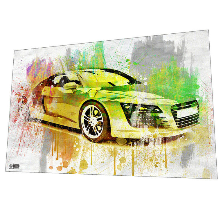 Audi R8 supercar Wall Art - Graphic Art Poster - Irish Art Posters